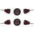 Shop Set of Six Edith Glass Knobs Online | Trinca Ferro